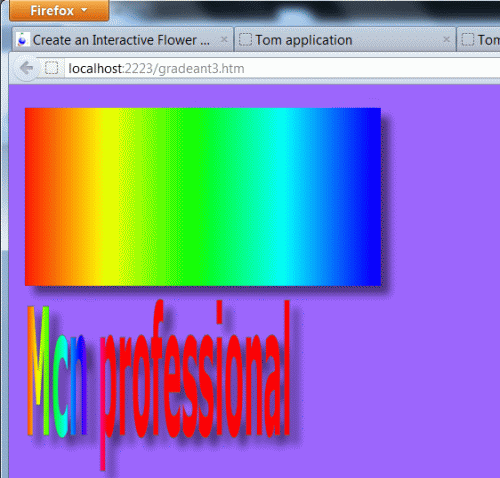Create A Gradient Color Text Using Html5 7241