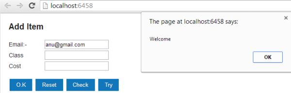 Apply Knockout Validations in MVC Application