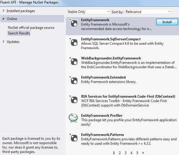 How to Use Code First Approach With Fluent API in ASP.NET MVC Application