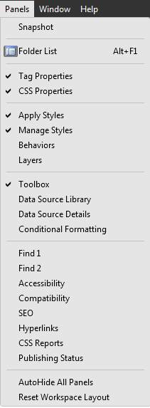 Getting started with Expression Web