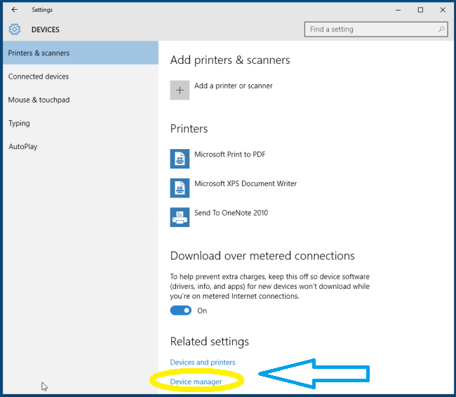 Customized Device Setting In Windows 10