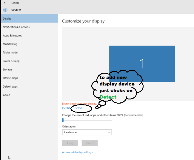 Customize Windows 10 Display Settings