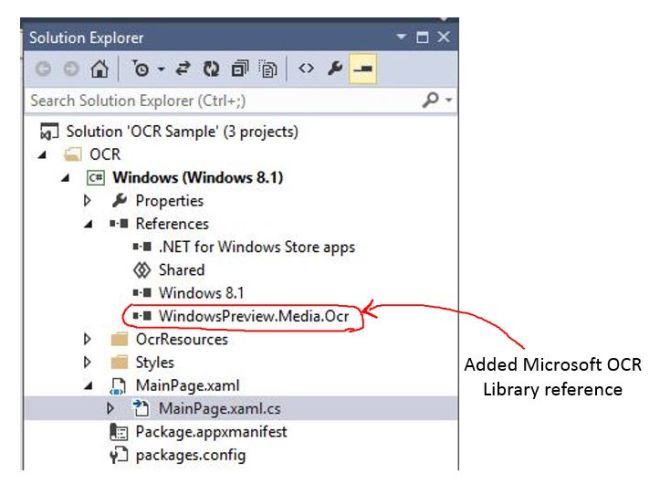 Running the Sample Microsoft OCR Application