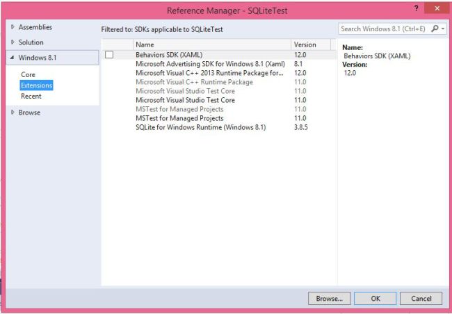 Working With SQLite in Windows Store Apps