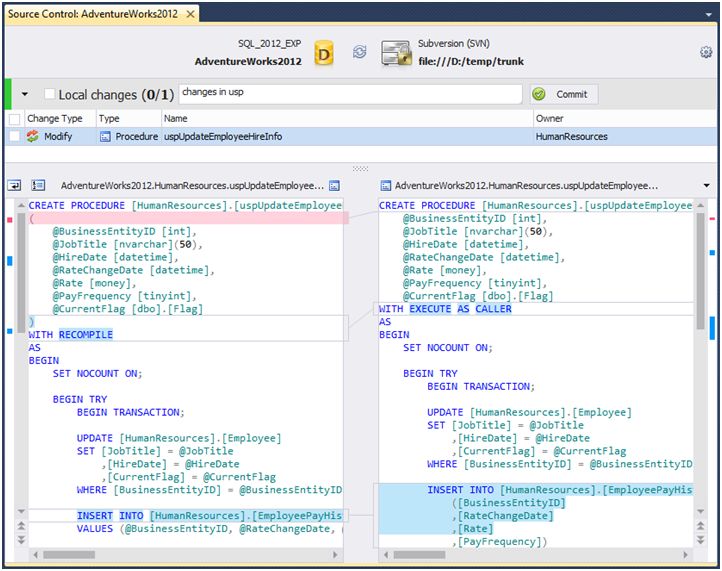 dbForge Source Control For SQL Server