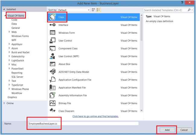 CRUD Operations in MVC Using Business Layer and Scaffolding