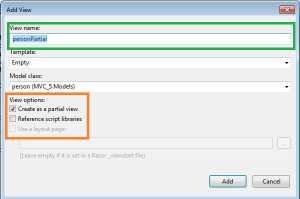 Collect Form Data From Both Main and Partial View in MVC