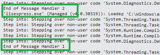 HTTP Message Handler in Web API: Execution Flow of Custom Message Handler