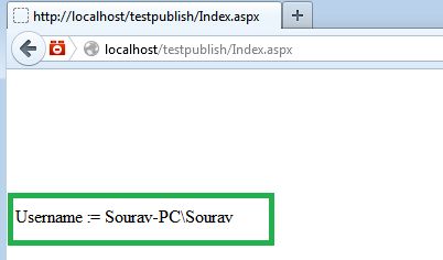 Implement Windows Authentication in ASP.Net