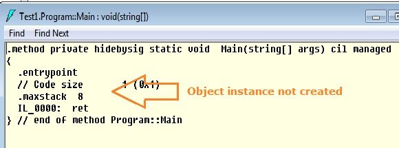 Memory allocation using new operator in C# Memory allocation using new operator in C#