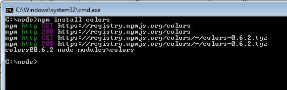 Node.js in Action: Work With Colors Module
