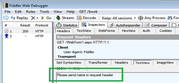Working With Header in HttpHandler