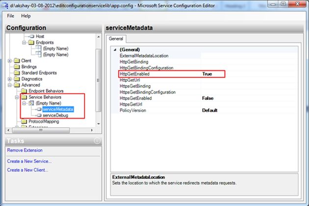 Wcf Service Configuration Using Configuration Editor Day 12
