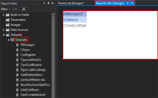 Create and Use DataSet-independent Reports in VB.NET