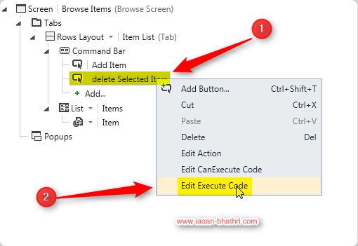 How to Delete a Record From Collection in LightSwitch HTML Client