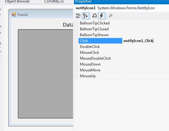 Notification Area Icon in C# Windows Forms