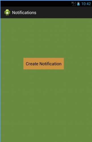 Notifications in Android Using Android Studio