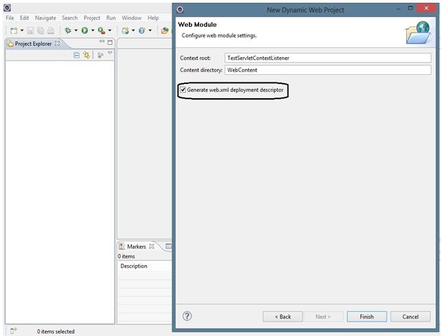 Connect to Database Using ServletContextListener Interface