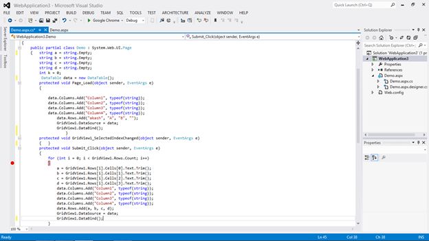 How to Remove Space From the GridView Cell in C#