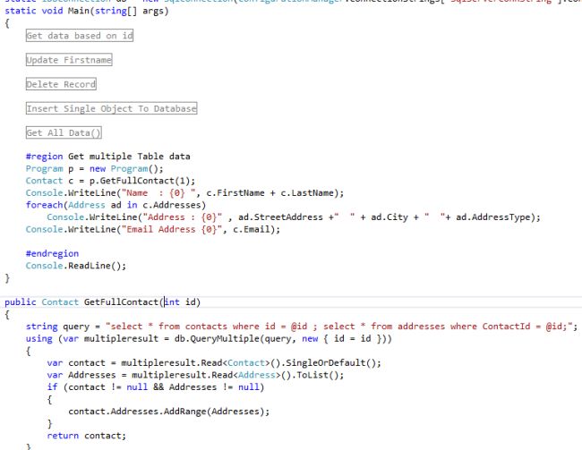 Dapper - King of Micro ORM (C#.NET)