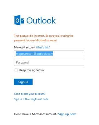 Recover of Forgotten Hotmail or Outlook.com Password