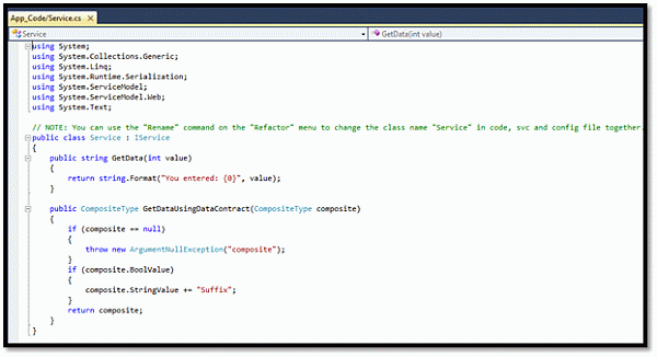 Creating a Simple WCF Service