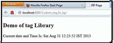 Creating Custom Tag In JSP