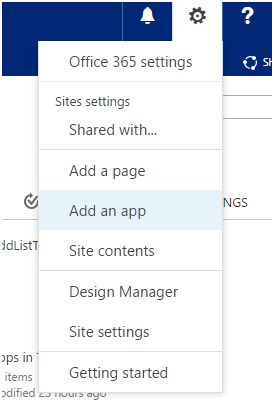 Creating SharePoint Add-in Using ‘Napa’