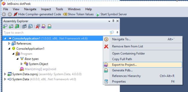 Decompile An Assembly In C#