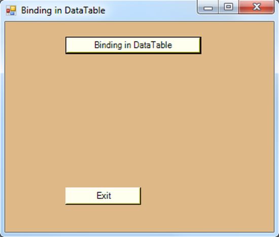 Bind Data in DataTable From Database in F# Bind Data in DataTable From Database in F#