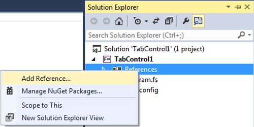 Getting Started With TabControl in F#