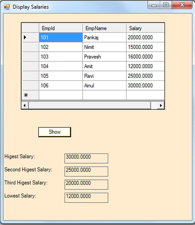 Use Executescalar Function In F