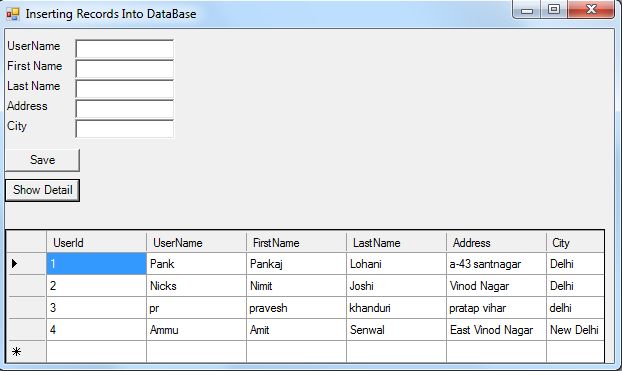 Data Binding From Database Using Stored Stored Procedure In F 3103