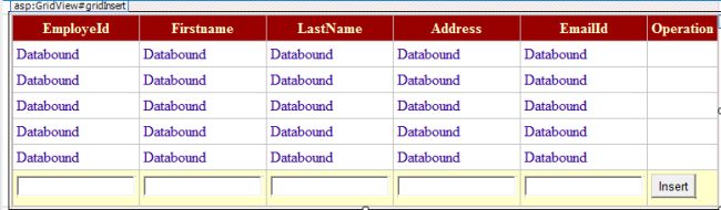 Insertion In GridView By Disconnected Mode Using ASP.Net