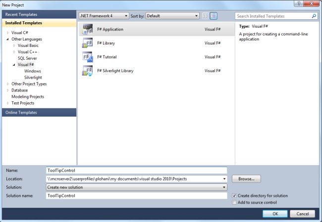 ToolTip Control in F#