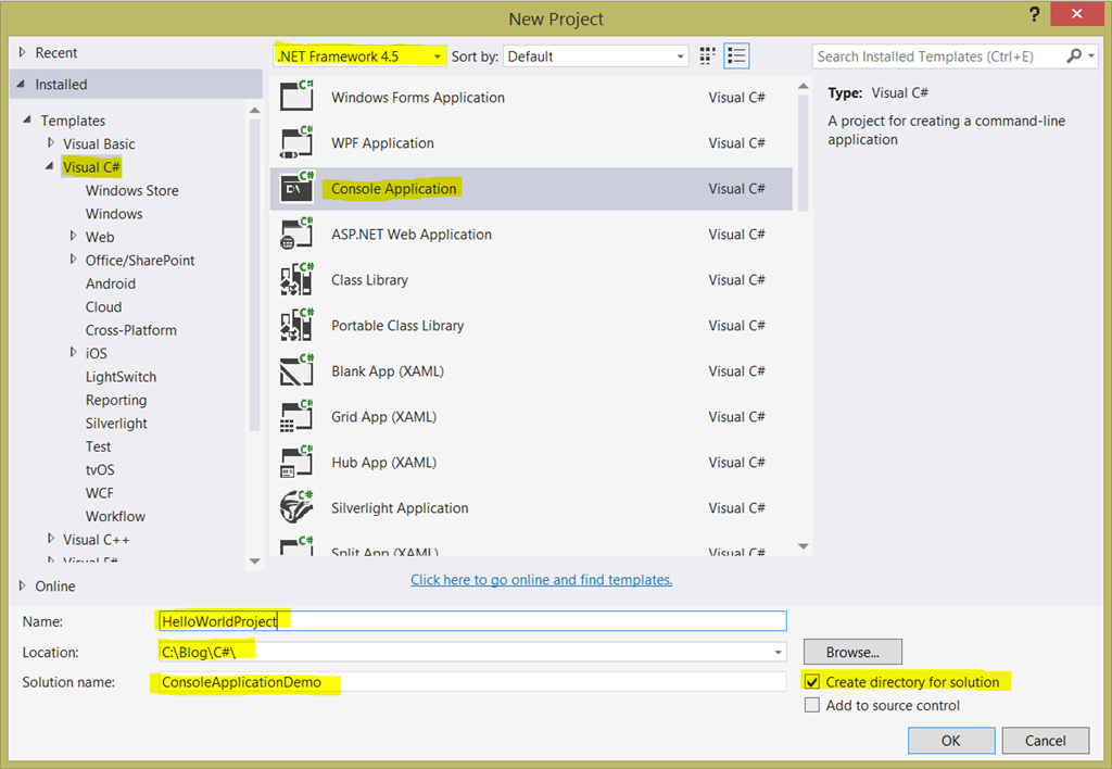 C# Tutorial Part 1 - First .NET Application