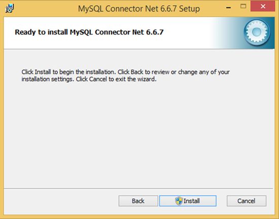 ADO.Net and MySQL Connection