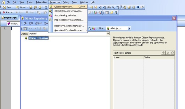 Finding Objects In An Object Repository In Qtp Tool 2092