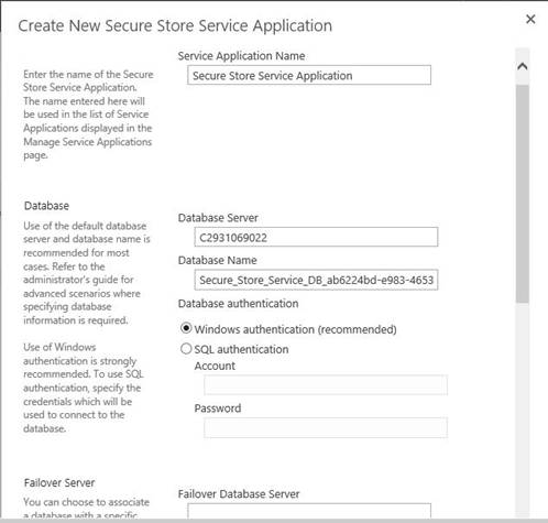 Configure, Store And Read Secure Store Credentials Within SharePoint - Part 1