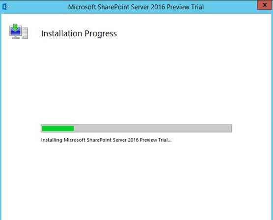 Step By Step SharePoint 2016 Preview Installation Guide