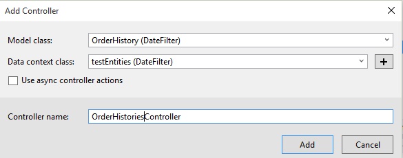 Date Range Filtering in Kendo Grid Using WEB API and Entity Framework