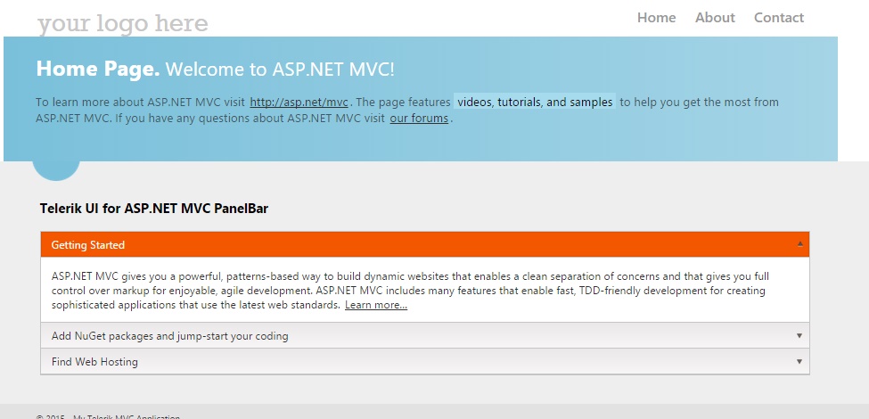 Getting Started with ASP.NET MVC Wrapper for KendoUI