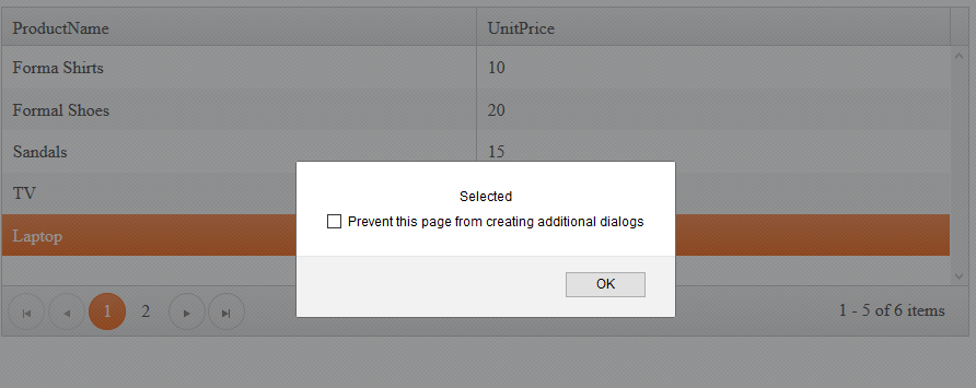 Kendo Grid Event Handling Using jQuery