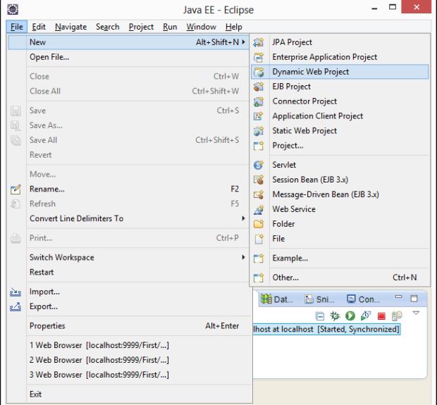 How To Create JSP In Eclipse IDE Using Tomcat Server