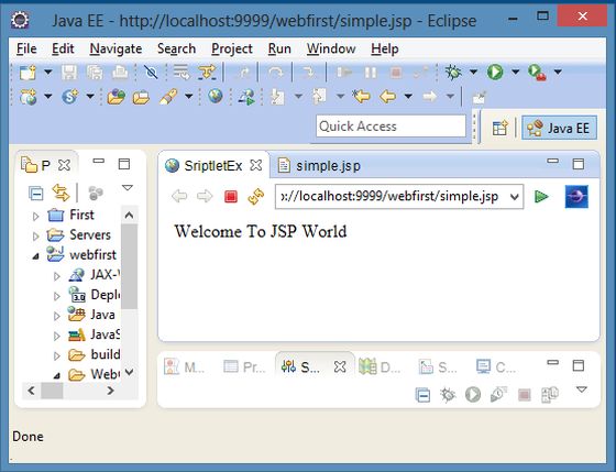 Introduction To Scripting Elements And Displaying Current Date Day And Time In Jsp