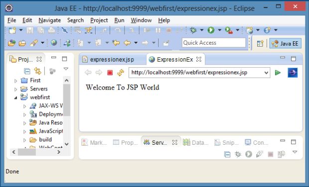 Introduction To Scripting Elements And Displaying Current Date Day And Time In Jsp