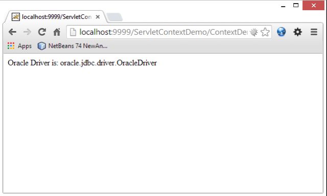ServletContext Interafce in Java