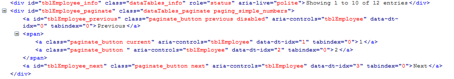 jQuery DataTables in ASP.Net MVC: Part 2