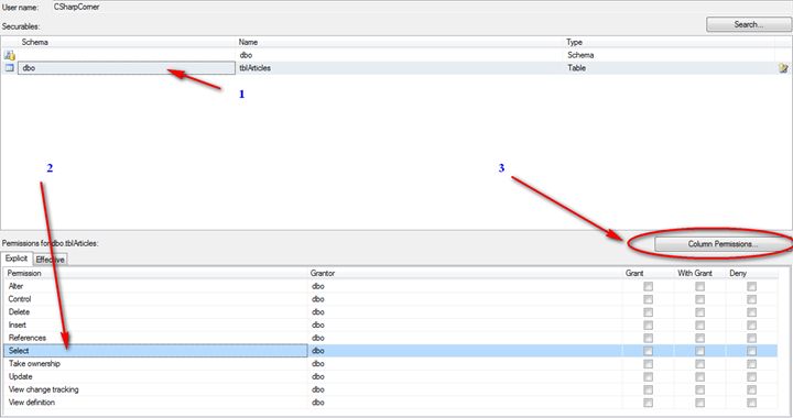 GRANT and REVOKE Permission in SQL Server
