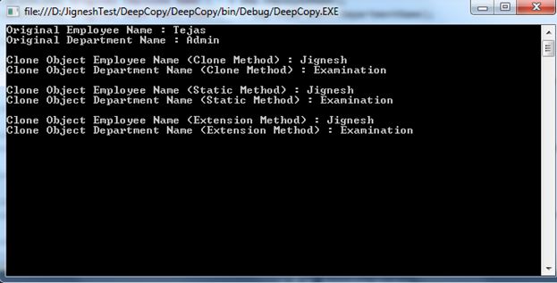 Deep Copy Of Object In C